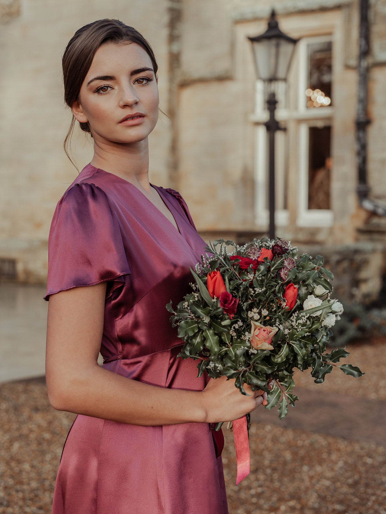 Ruby-Rose Bridesmaid Dress | Constellation Âme